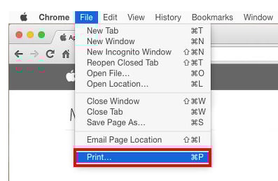 Images not appearing when printing